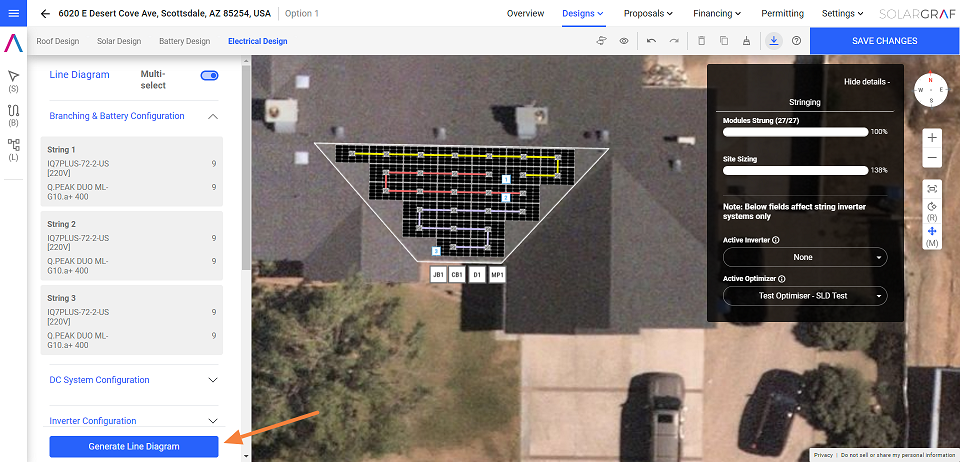 How to Generate a Line Diagram