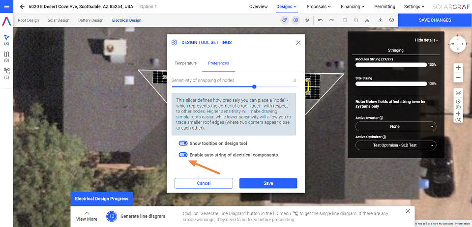 How to Generate a Line Diagram
