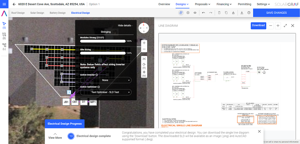 How to Generate a Line Diagram