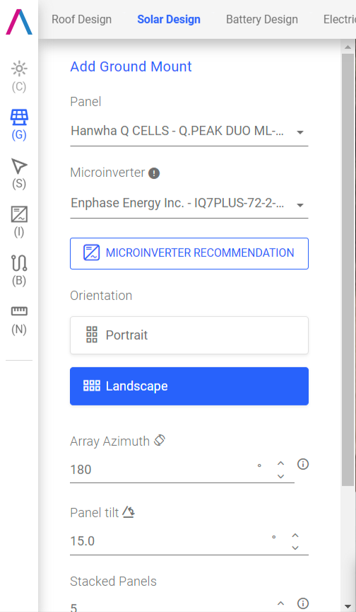 Create a Ground Mount Design