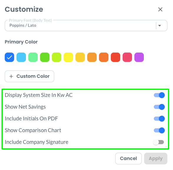 Customize Your Solargraf Quote