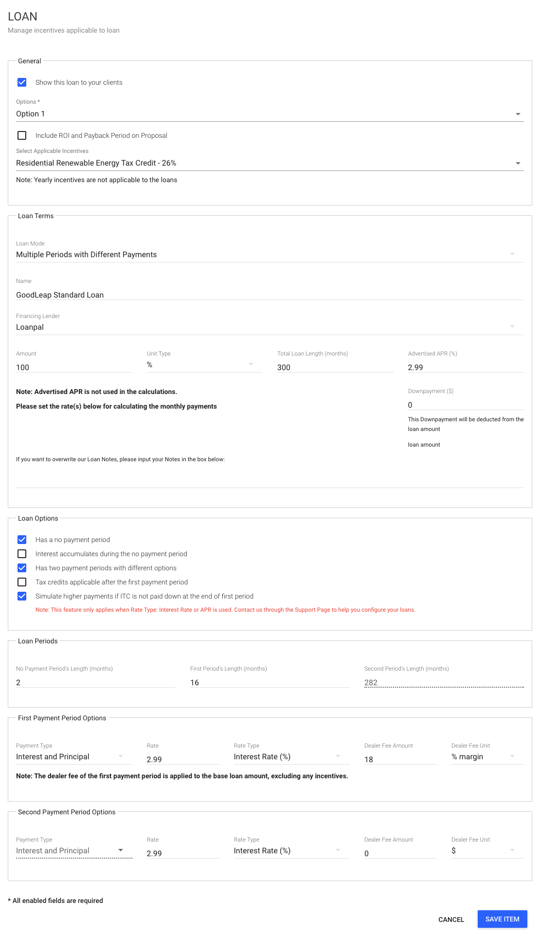 How to Model the GoodLeap Standard Loan
