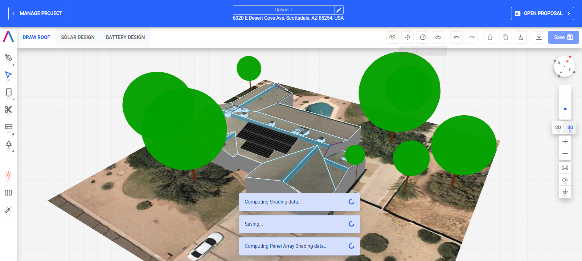 Generate a Shade Report