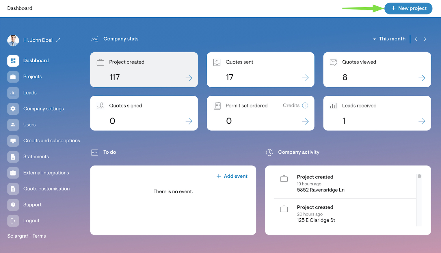 Create a Ground Mount Design