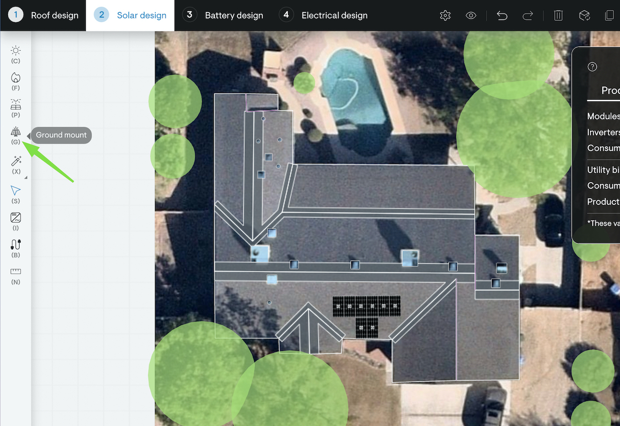 Create a Ground Mount Design