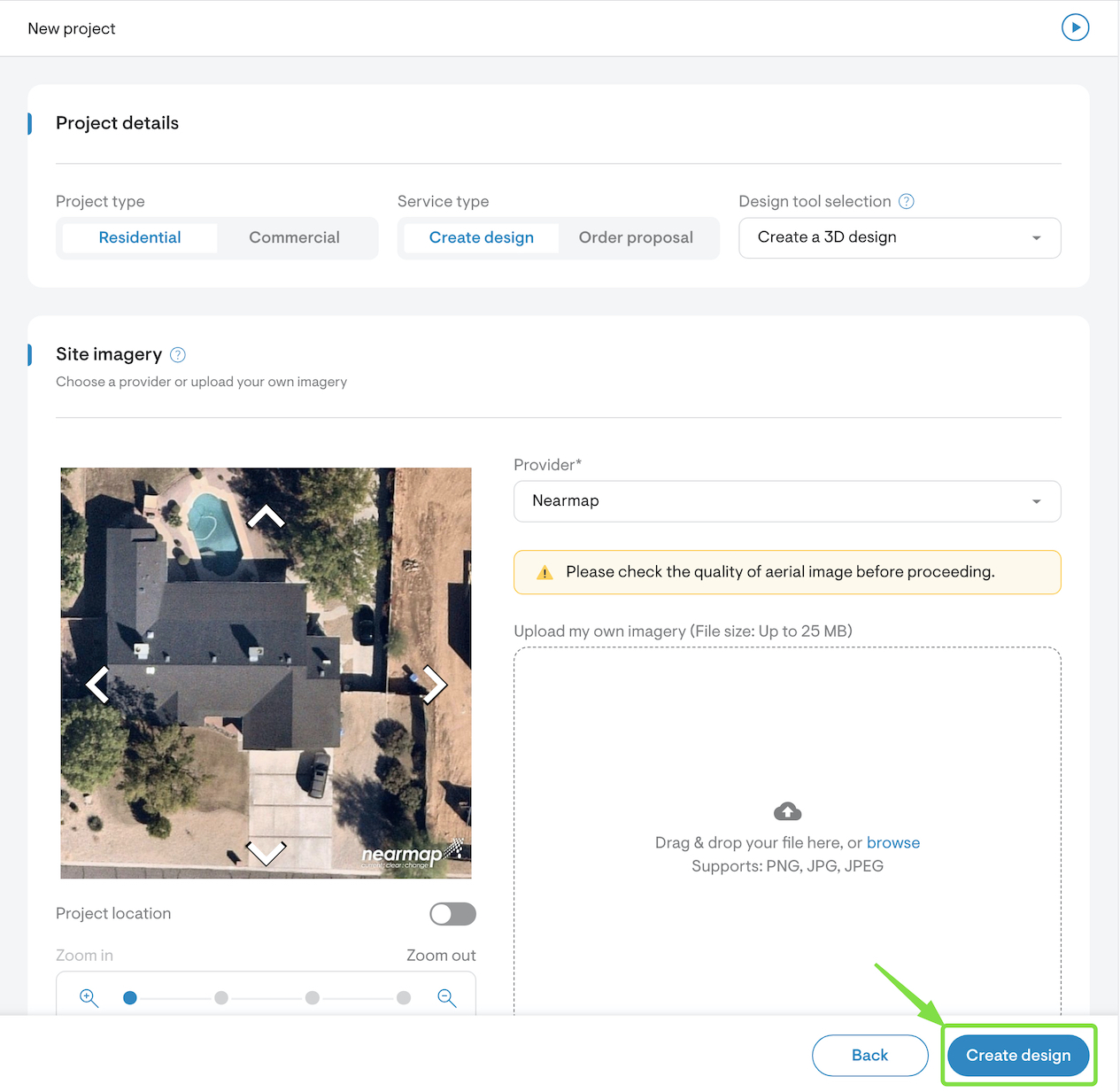 Create a Ground Mount Design