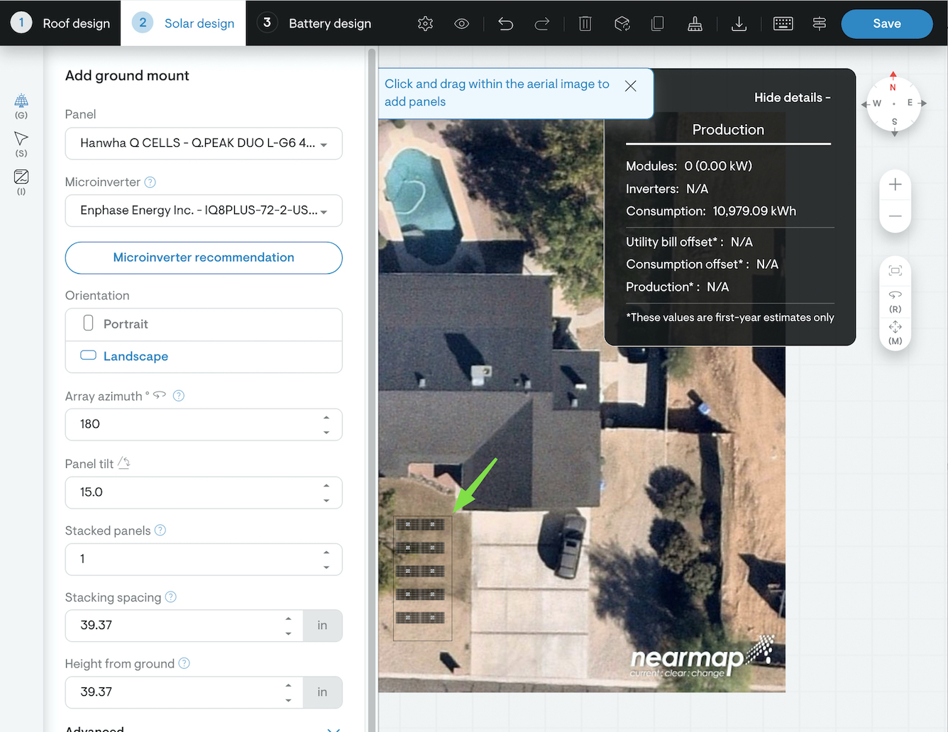 Create a Ground Mount Design