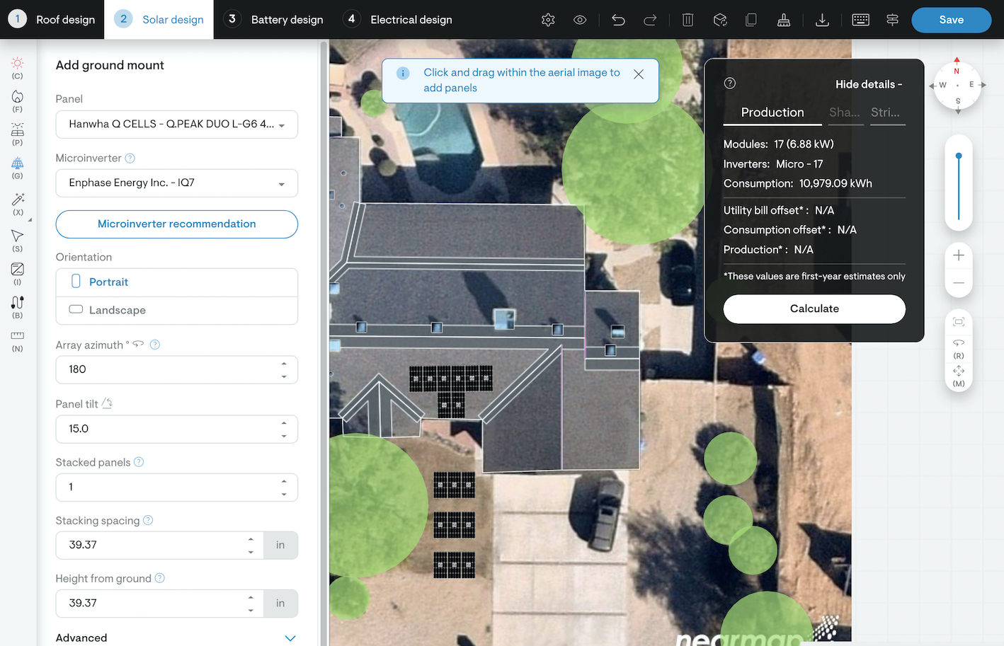 Create a Ground Mount Design