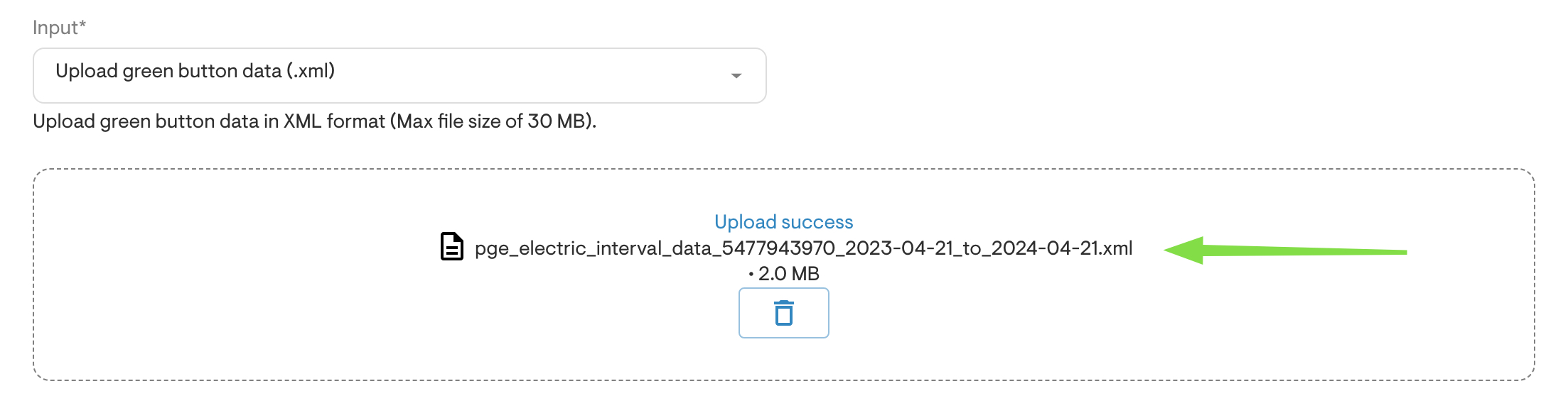 How To Upload Interval Usage Data