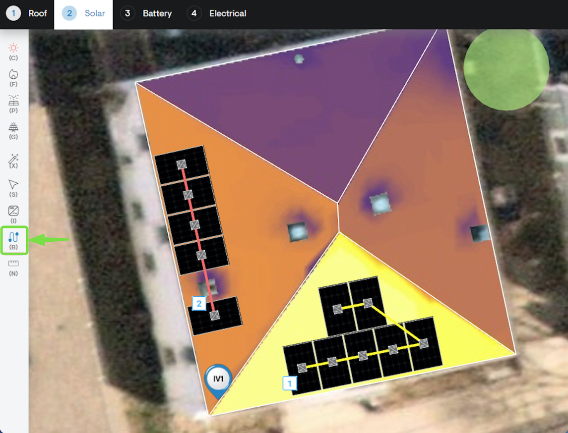 Solargraf design tool: Inverter addition validation